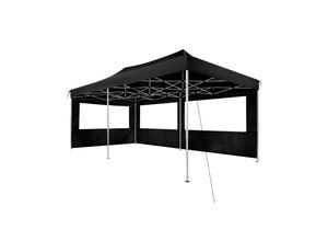 4061173031594 - tectake® Pavillon 6 x 3 m mit Aluminiumgestell faltbar und höhenverstellbar inklusive Spannseilen Heringen und Tragetasche