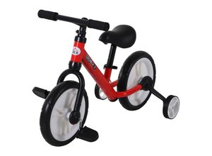 4250871297689 - Kinder Laufrad Lauflernrad Kinderfahrrad 2-in-1 Kinderrad mit Stützrädern und Pedalen 2-5 Jahre