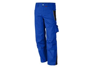 4046987033866 - Arbeitshose pro in kornblau schwarz Größe 72 - Bundhose mg 245 g - PROfessionals-Werkstatthose - kornblau schwarz - 72 - Qualitex