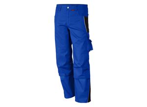 4046987027964 - Arbeitshose PRO in kornblau schwarz Größe 44 - Bundhose MG 245 g - PROfessionals-Werkstatthose - kornblau schwarz - 44