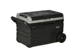 4251774952750 - Kühlbox Auto 40L mit LED-Beleuchtung Kompressor Autokühlschrank mit Griffe Transportrollen Boot Camp