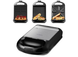 4260677793445 - Steinborg 3in1 Sandwichmaker Kontaktgrill Waffeleisen 1200W