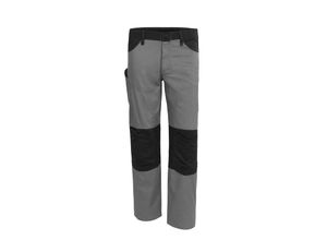 4046987059651 - Arbeitshose X-Serie in grau schwarz Größe 56 - X-trem strapazierfähige Bundhose - Werkstatthose - grau schwarz - 56 - Qualitex