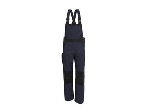 4046987058586 - Arbeitshose X-Serie in marine schwarz Größe 44 - X-trem strapazierfähige Latzhose - Blaumann - marine schwarz - 44 - Qualitex