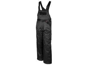 4046987025380 - Arbeitshose Winterlatzhose in schwarz Größe xl - gefütterte Latzhose - winterfester Blaumann - schwarz - xl - Qualitex