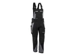 4059737005488 - Arbeitshose iron in schwarz grau Größe 25 - moderne Latzhose - funktionaler Blaumann - schwarz grau - 25 - Qualitex