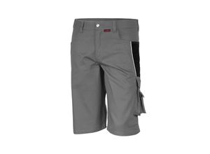 4046987031725 - ArbeitsshortsPRO in grau schwarz Größe 44 - kurze Arbeitshose mg 245 g - für PROfessionals - grau schwarz - 44 - Qualitex