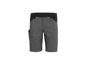 4046987057978 - ArbeitsshortsX-Serie in grau schwarz Größe 46 - kurze Arbeitshose - X-treme Strapazierfähikeit - grau schwarz - 46 - Qualitex