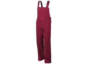 4046987000516 - Arbeitshose favorit in rot Größe 102 - Latzhose bw 320 g - strapazierfähiger Blaumann - rot - 102 - Qualitex