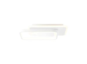 4004353380822 - BRILLIANT Geron Wand- und Deckenleuchte 31x31cm weiß InnenleuchtenDeckenleuchten-dekorativ 1x 24W LED integriert (Lichtstrom 3138lm Lichtfarbe 3000K) Energiesparend und langlebig durch LED-E