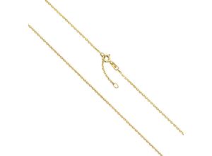 4006046293594 - Collierkettchen VIVANCE 333 Gold Ankerkette 4-kantig Halsketten Gr 42cm Gold Länge 42 cm gelb Damen Collier Goldkette Ketten ohne Anhänger Halsschmuck