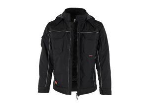 4046987049119 - Arbeitsjacke pro in schwarz Größe m - wetterfeste Winterjacke - Arbeitsjacke eisige Tage - schwarz - m - Qualitex