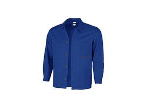 4046987013899 - Arbeitsjacke favorit in kornblau Größe 46 - Langjacke bw 320 g strapazierfähige Werkstattjacke - kornblau - 46 - Qualitex