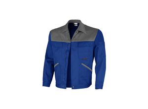 4046987020651 - Arbeitsjacke image in kornblau hellgrau Größe 46 - Bundjacke mg 300 g - stylische Werkstattjacke - kornblau hellgrau - 46 - Qualitex