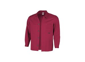 4046987014391 - Arbeitsjacke favorit in rot Größe 48 - Langjacke bw 320 g strapazierfähige Werkstattjacke - rot - 48 - Qualitex