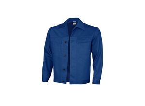 4046987011703 - Arbeitsjacke basic in kornblau Größe 56 - Bundjacke bw 240 g - standard Werkstattjacke - kornblau - 56 - Qualitex