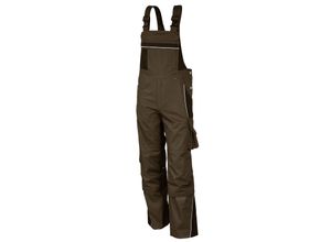 4046987038014 - Arbeitshose PRO in haselnuss kastanie Größe 72 - Latzhose MG 245 g - Blaumann für PROfessionals - haselnuss kastanie - 72
