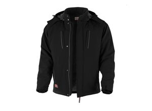 4046987048136 - Arbeitsjacke pro in schwarz Größe 3XL - wetterfeste Winterjacke - Softshelljacke - schwarz - 3XL - Qualitex