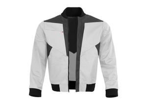 4046987059873 - Arbeitsjacke X-Serie in weiss grau Größe 3XL - X-trem strapazierfähige Bundjacke - Werkstattjacke - weiss grau - 3XL - Qualitex