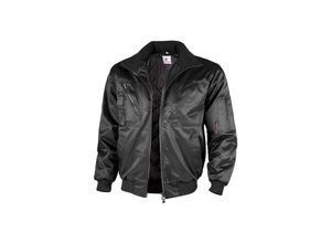 4046987026295 - Arbeitsjacke feste Arme & Steppfutter in schwarz Größe XL - klassische Pilotenjacke - ideale Übergangsjacke - schwarz - XL