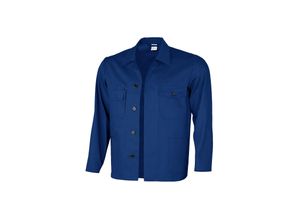 4046987016647 - Arbeitsjacke basic in kornblau Größe 94 - Langjacke bw 240 g - standard Werkstattjacke - kornblau - 94 - Qualitex