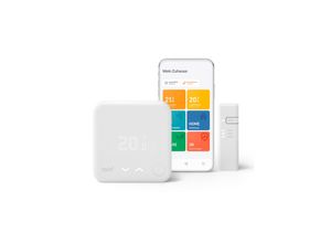 4260328611456 - tado° Starter Kit mit 2 Smarten Thermostaten V3+ (Verkabelt) für Fußbodenheizungen