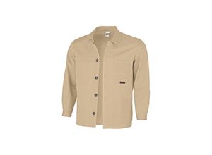 4046987014544 - Arbeitsjacke favorit in khaki Größe 24 - Langjacke bw 320 g strapazierfähige Werkstattjacke - khaki - 24 - Qualitex