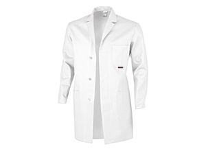 4046987022754 - Arbeitsjacke classic in weiß Größe 102 - Berufsmantel bw 270 g - klassischer Laborkittel - weiß - 102 - Qualitex