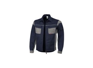 4046987031329 - Arbeitsjacke pro in marine grau Größe 60 - Bundjacke mg 245 g - PROfessionals-Werkstattjacke - marine grau - 60 - Qualitex