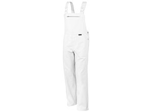 4046987003081 - QUALITEX HIGH QUALITY WORKWEAR Latzhose classic weiß Damen 56 Herren 62