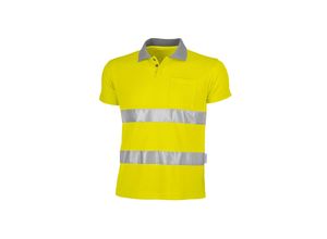 4046987025892 - QUALITEX HIGH QUALITY WORKWEAR Polo-Shirt signal warngelb Damen 44 Herren L