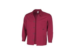 4046987014346 - Arbeitsjacke favorit in rot Größe 28 - Langjacke bw 320 g strapazierfähige Werkstattjacke - rot - 28 - Qualitex