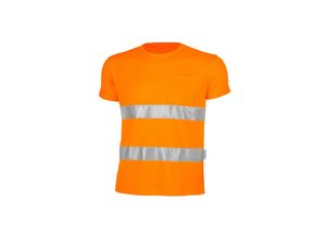 4046987025427 - Arbeitsshirt pro Warnschutz in warnorange Größe s - Warnschutz-Arbeitsshirt für PROfessionals - warnorange - s - Qualitex