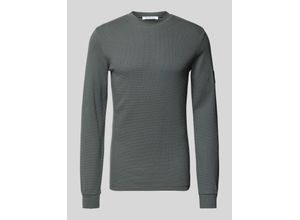 8720639106646 - Longsleeve mit gerippten Abschlüssen