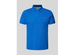 4099975718597 - Poloshirt mit Label-Stitching