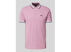 4063543051591 - Regular Fit Poloshirt mit Label-Stitching Modell PADDY