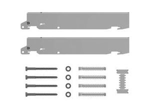 4037486257631 - Kermi Schnellmontagekonsolen-Set Typ 11-33 Bauhöhe 600mm Wandabstand 50mm weiß ZB02660004