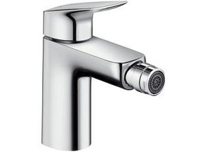 4011097738444 - Logis 100 Bidet Armatur 71200000 chrom Höhe 187 mm Zugstangen Ablaufgarnitur - Hansgrohe