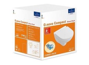 4051202555795 - Combi-Pack Onovo 360x490x350mm Oval wandhängend Abgang waagerecht Direct-Flush Weiß Alpin CeramicPlus 5688HRR1