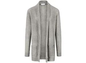 4061389308725 - Cardigan aus 100% Schurwolle-Merino grau