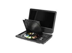 8711902037934 - DVP-1010BK - Portable 10 DVD-Player with USB - Headphone-suspension bracket - Black