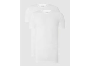 4007065868572 - Shirts kurzarm 2er-Pack Organic Cotton Rundhals weiß – 95 5 für Herren 45678