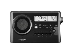 4711317997018 - PR-D4 bt Tischradio ukw mw am fm Bluetooth® Metallic Grau (matt) - Sangean