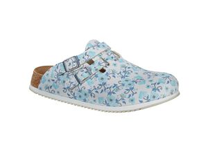 4043734854620 - Clog Kay Superlauf Birko-Flor Blooming Roses Black schmal Gr 39 - Birkenstock