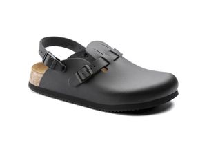 4061416080044 - Clog Kay Superlauf wb Naturleder schwarz normal Größe 41 - Birkenstock