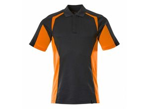 5711074973927 - Polo-Shirt moderne Passform Polo-shirt Gr xl schwarzblau hi-vis orange - Mascot