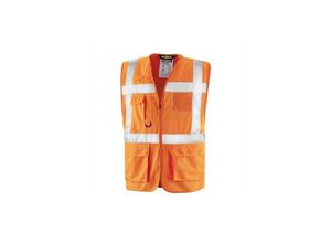 4062899096256 - teXXor® Warnschutz-Weste AMHERST 100% Polyester leuchtorange 4213 Gr XS