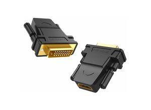 6957303821242 - Hdmi Adapter (weiblich) auf dvi 24 + 1 (männlich) fhd 60 Hz Adapter dvi und hdmi für Monitor schwarz - Ugreen