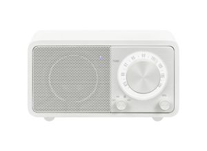 4711317995052 - wr-7 white matte analog desktop radio fm bluetooth wiederaufladbare li-ion Batterie - Sangean