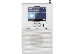 4019588039728 - TechniSat DIGITRADIO FLEX 2 Steckdosenradio DAB+ UKW Bluetooth® Inkl Lautsprecherbox Weckfunktion Weiß